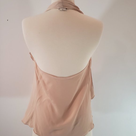 Haute Hippie | Tops | Haute Hippie Halter Top Light Camel | Poshmark